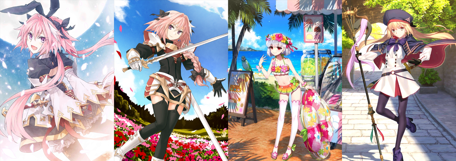 [JP] Fate Grand Order FGO NP5 Astolfo(saber) + Kama Castoria starter a ...