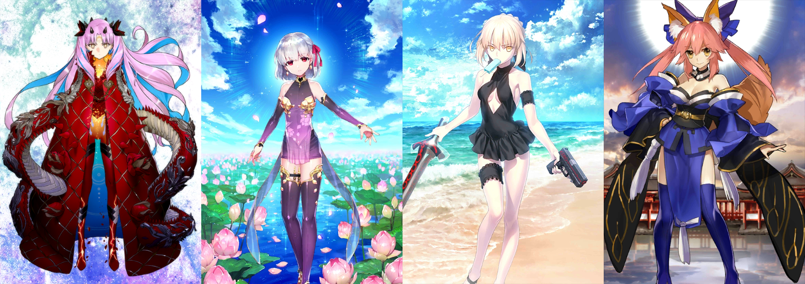 [JP] Fate Grand Order FGO NP5(7) Space ishtar Kama Artoria alter start ...