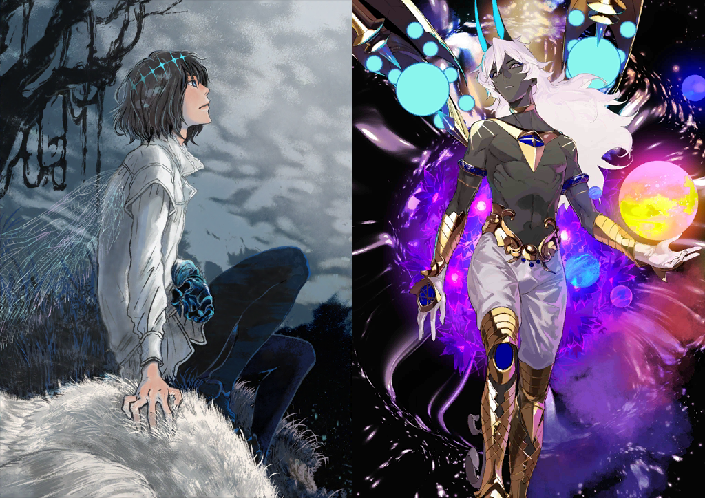 [JP] Fate Grand Order FGO NP5/8 Oberon + Arjuna alter starter account ...