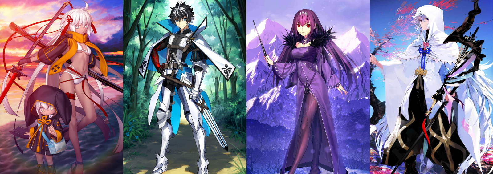 [JP] Fate Grand Order FGO Okita Charlemagne Skadi Merlin starter accou – Mobile Games Starter