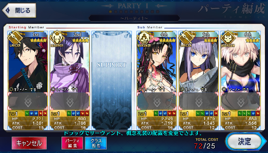 [JP] Fate Grand Order FGO Ryoma Raikou Kiara Meltlilith Illya Okita st ...