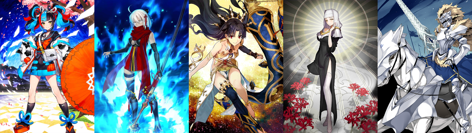 [JP] Fate Grand Order FGO Sei Okita alter Ishtar Kiara Artoria lance S ...