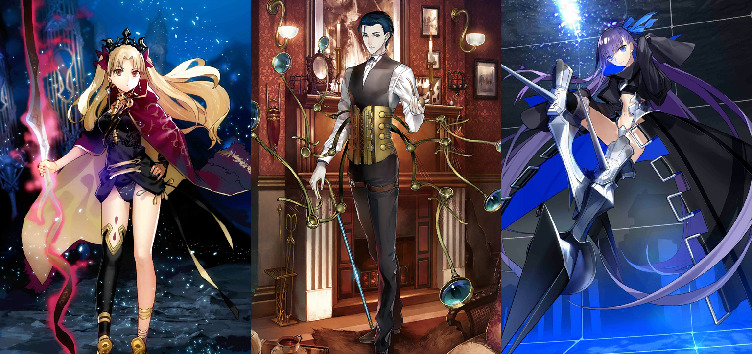 [JP] Fate Grand Order FGO Sherlock Holmes Meltlilith Ereshkigal starte ...