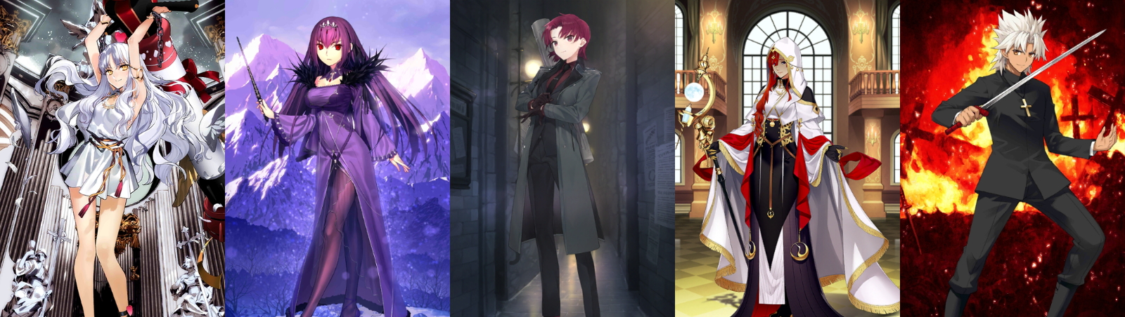 [JP] Fate Grand Order FGO Skadi Caren Bazett Miss Crane Shirou starter ...