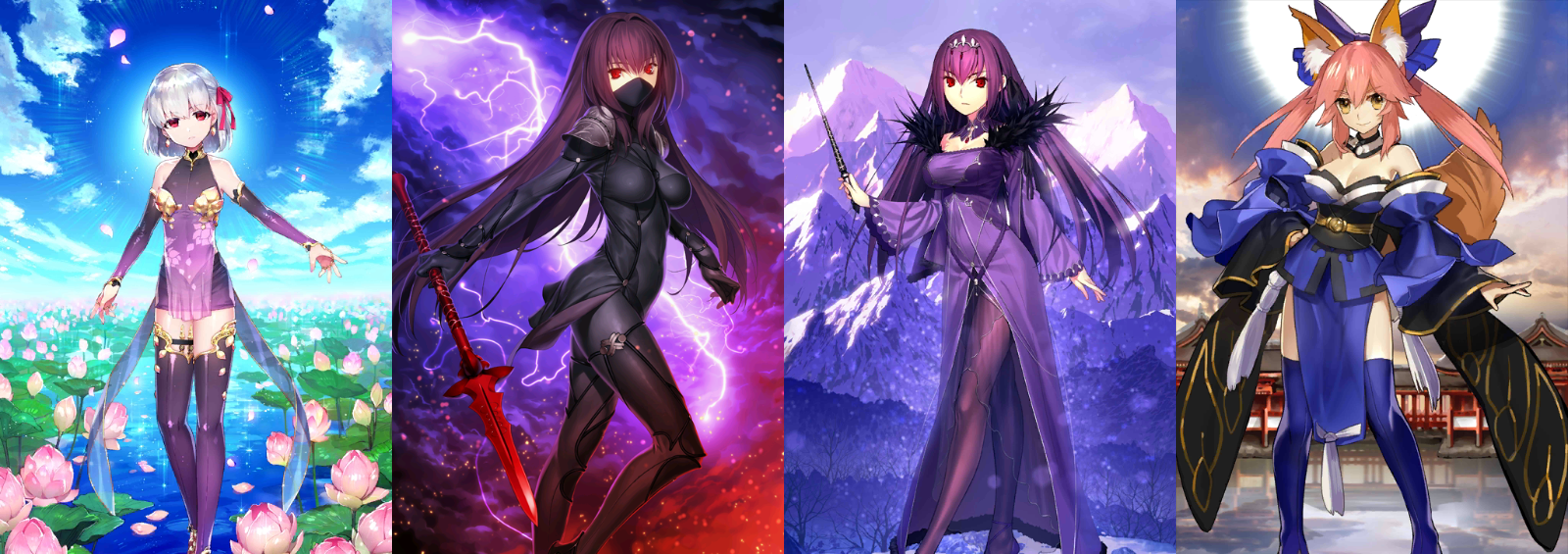 [JP] Fate Grand Order FGO Skadi Scathach Kama Tamamo starter account ...