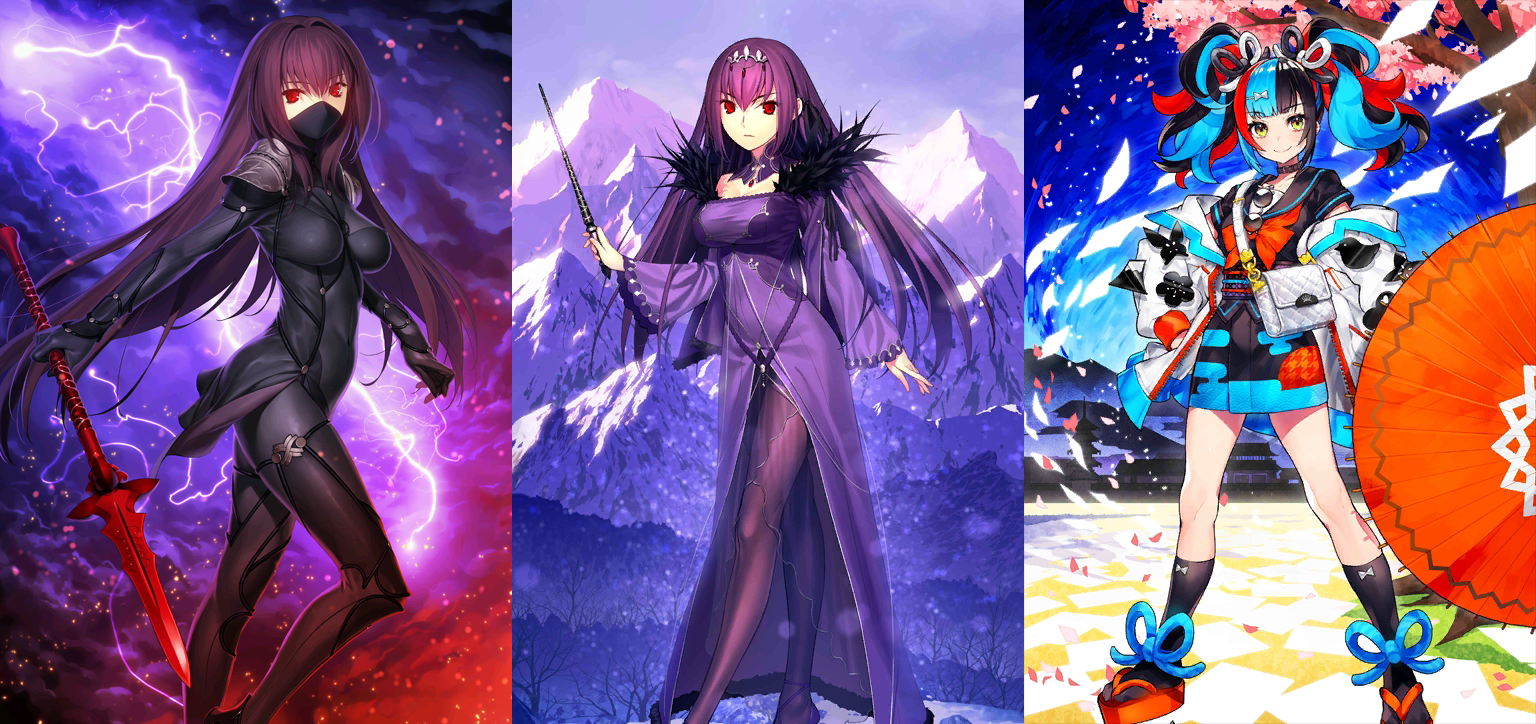 [JP] Fate Grand Order FGO Skadi Scathach Sei Shonagon starter account ...