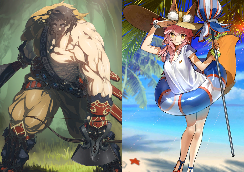 [JP] Fate Grand Order FGO Super Orion Tamamo NP2 + 1-2x5* starter acco ...