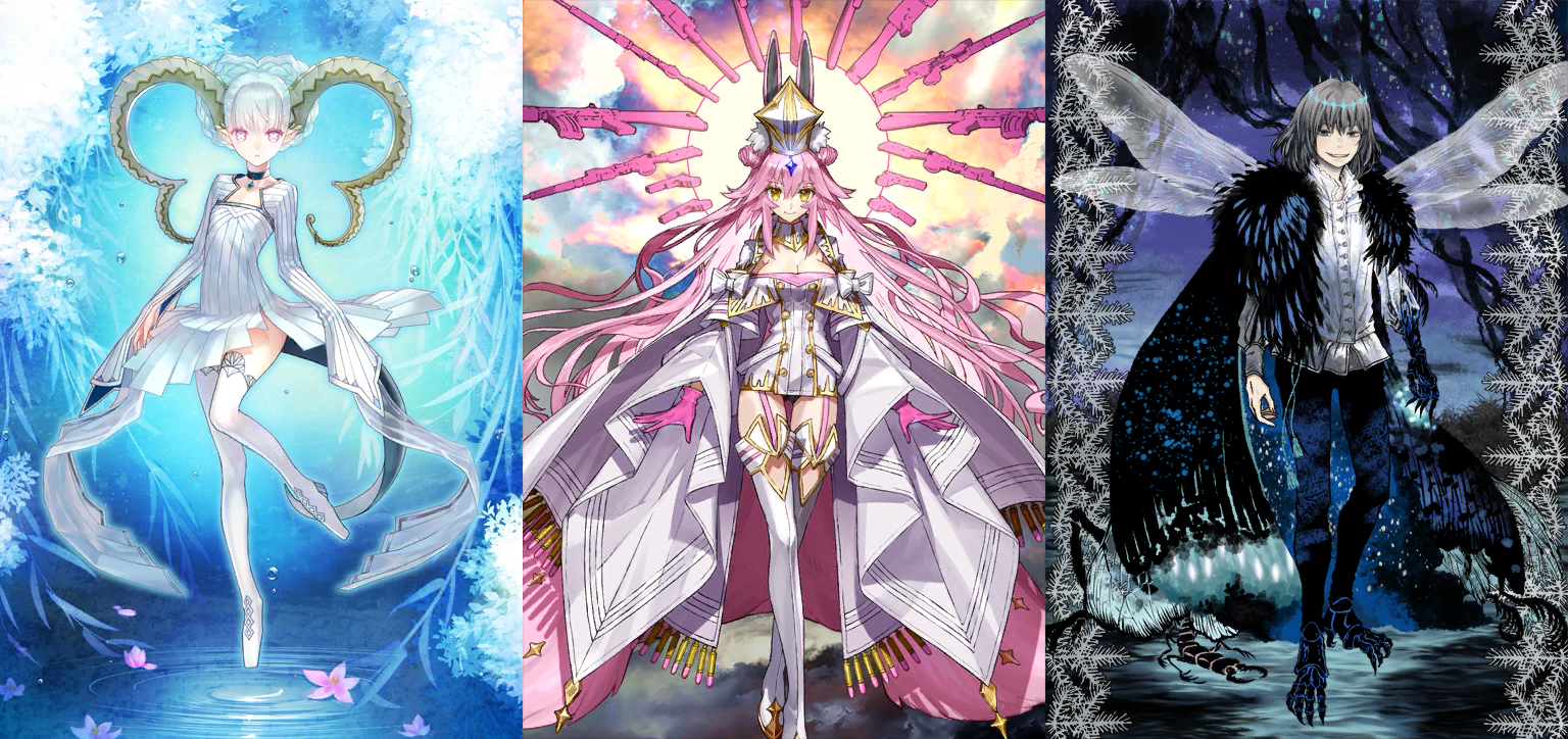 [JP] Fate Grand Order FGO Tiamat Larva + Koyanskaya Oberon + 1500SQ st ...