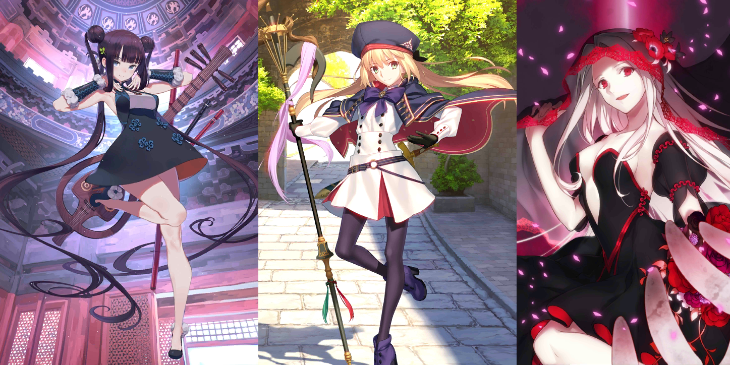 [JP] Fate Grand Order FGO Yang Guifei + Artoria(Caster) BG + 1-2x5* st ...
