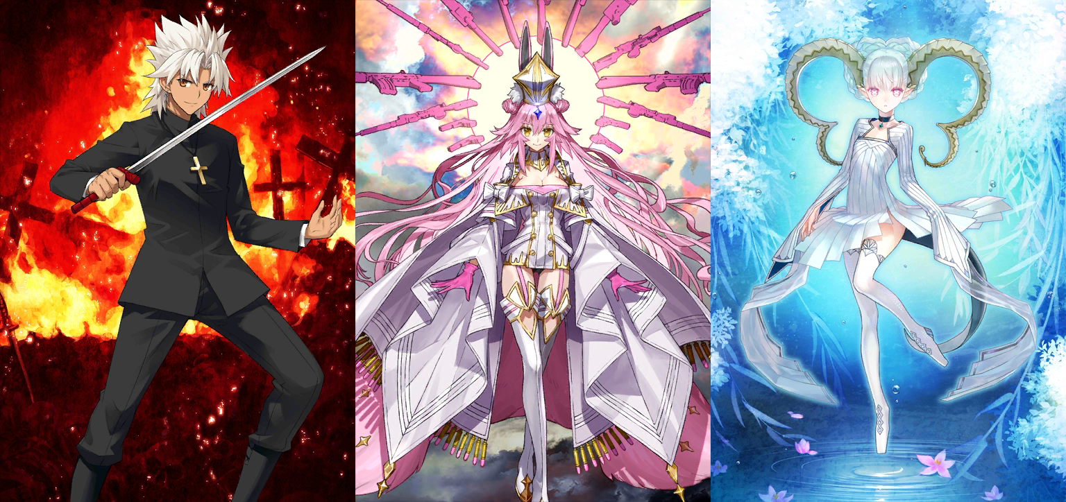 [JP] FGO Amakusa Shirou Tiamat Larva + Koyanskaya + 1000~1200SQ Fate G ...