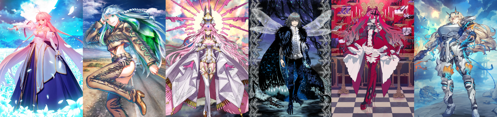 [JP] FGO Arcueid Koyanskaya Oberon Kukulkan + NP5 Tristan Gawain Fate ...