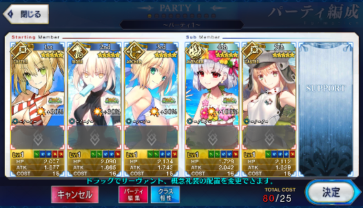 [JP] FGO Artoria Caster Castoria archer alter Kama avenger Nero Marie ...