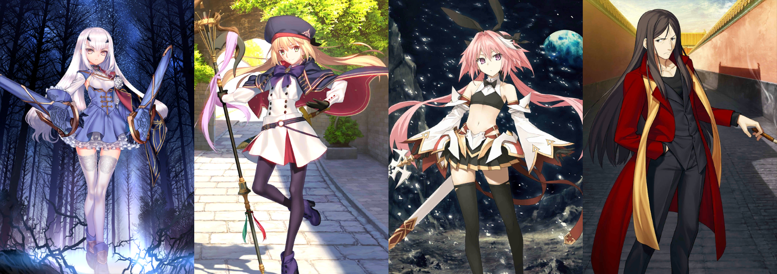 [JP] FGO Artoria Caster Castoria Fairy Knight Lancelot Melusine Astolf ...