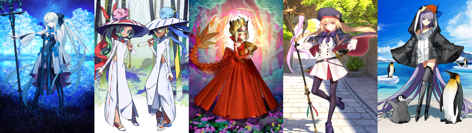 [JP] FGO Artoria Caster Castoria Morgan Trung Sisters Draco NP2 + Melt ...