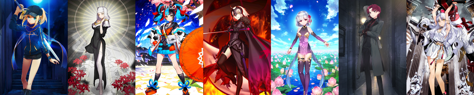 [JP] FGO Bazett Caren MHX Kiara Sei Jeanne Jalter Kama + 1-2x5* Fate G ...