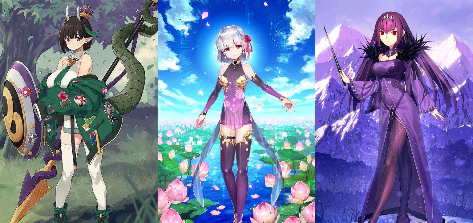 [JP] FGO Biscione + Kama + Skadi caster + 1000-1200SQ Fate Grand Order ...