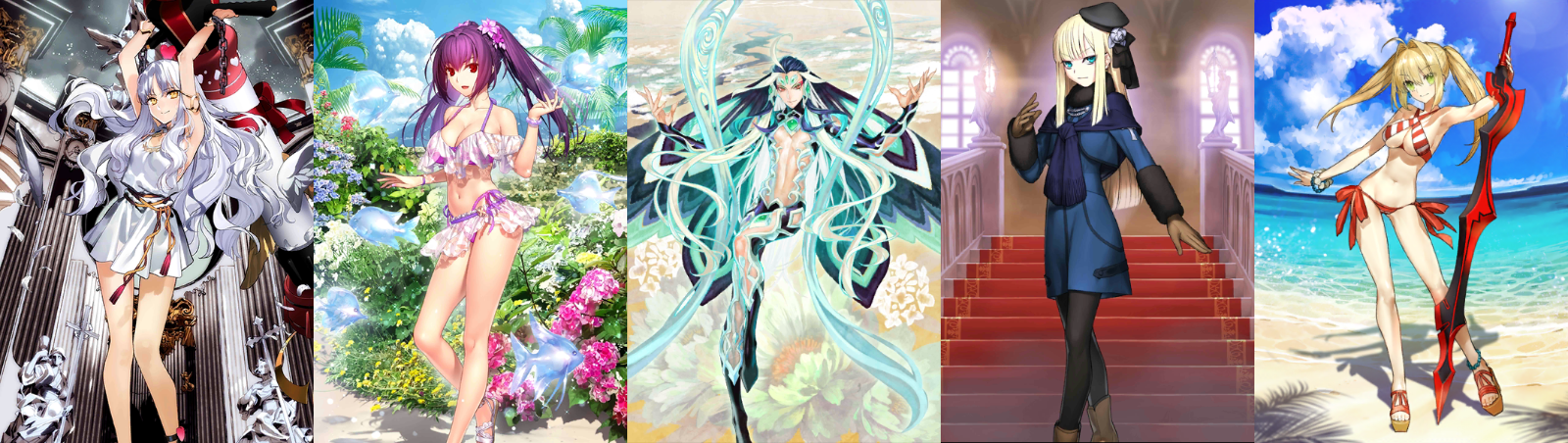 [JP] FGO Caren Skadi ruler Qin Shi Huang Reines Nero Caster Fate Grand ...