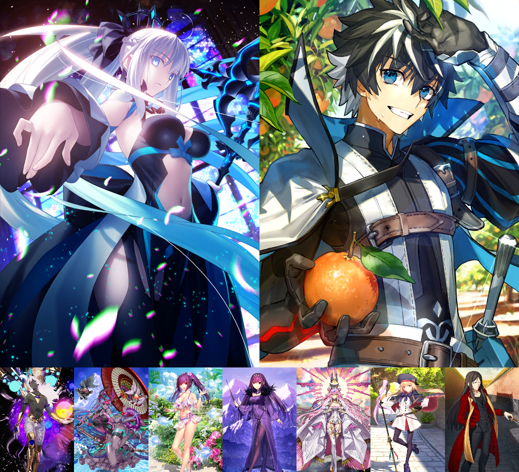 [JP] FGO double NP5 Morgan NP5 Charlemagne Ibuki Skadi Koyanskaya Cast ...