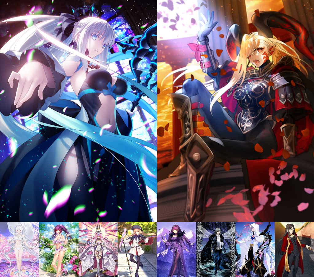 [JP] FGO double NP5 Morgan NP5 Draco + Koyanskaya Castoria Skadi Fate – Mobile Games Starter