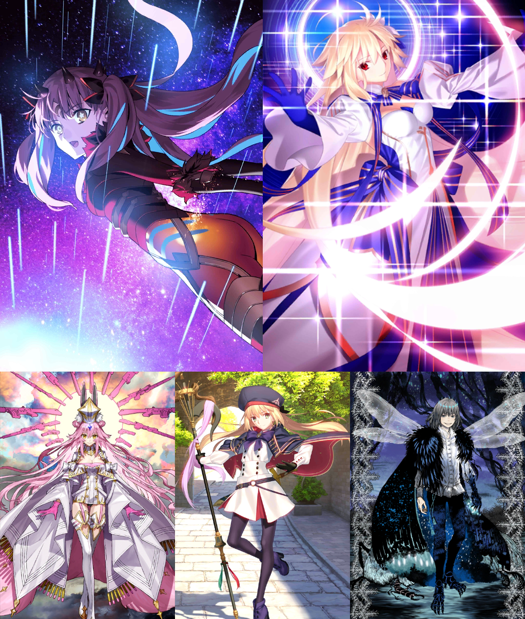 [JP] FGO double NP5 Space Ishtar NP5 Arcueid +Koyanskaya Castoria Fate ...