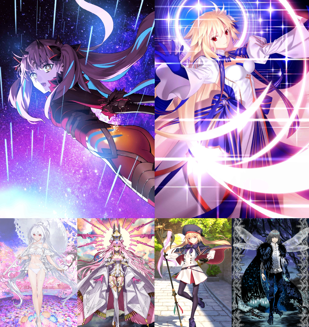 [JP] FGO double NP5 Space Ishtar NP5 Arcueid + Koyanskaya Castoria Lad ...