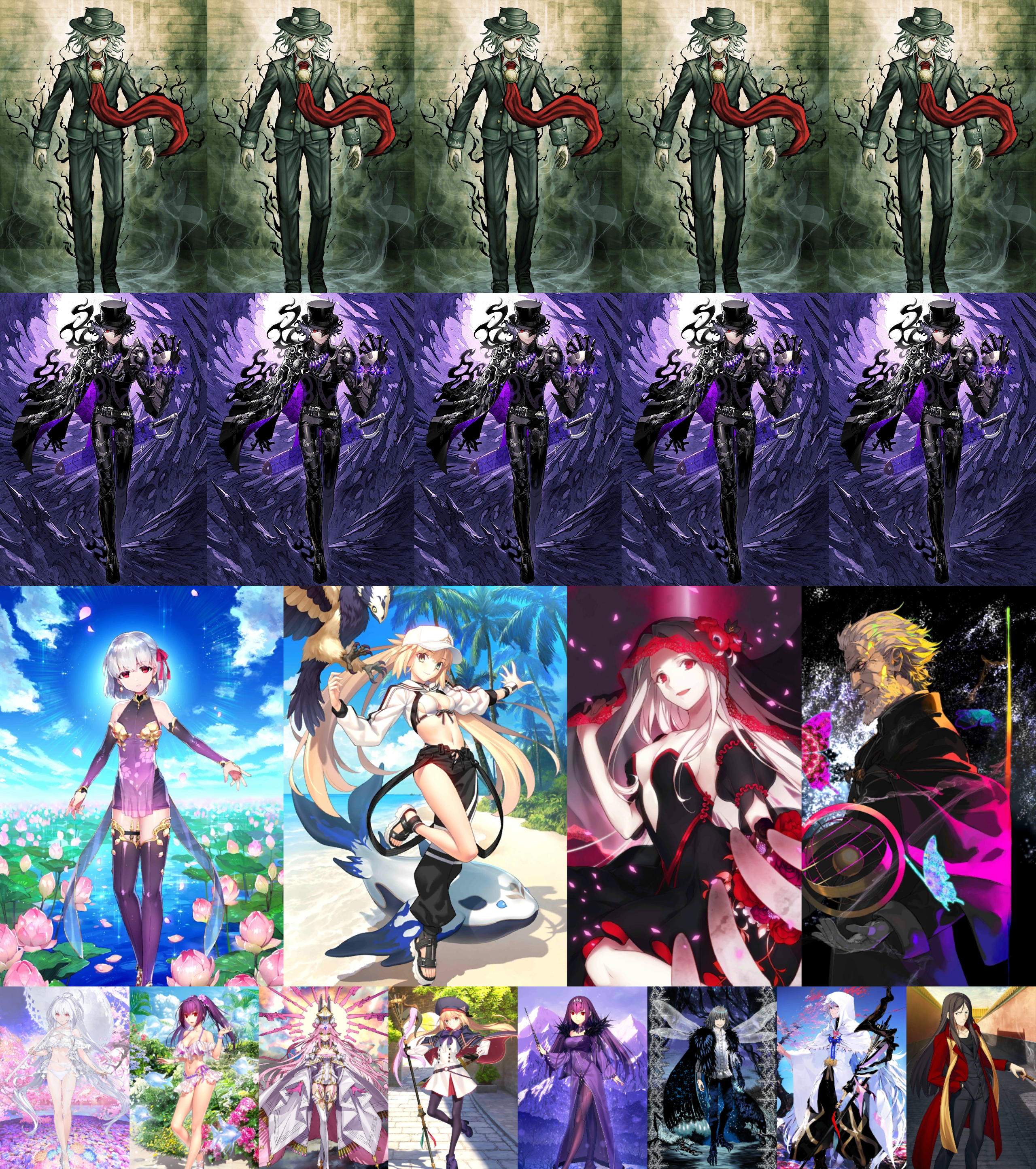 [JP] FGO double/ NP8 Monte Cristo NP5 Dantes + 700~1000SQ +Koyanskaya ...