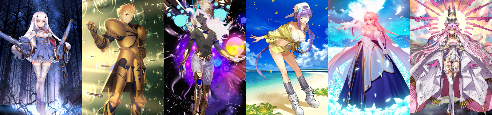 [JP] FGO Fairy Knight Lancelot Melusine Arcueid Arjuna BB Koyanskaya F ...