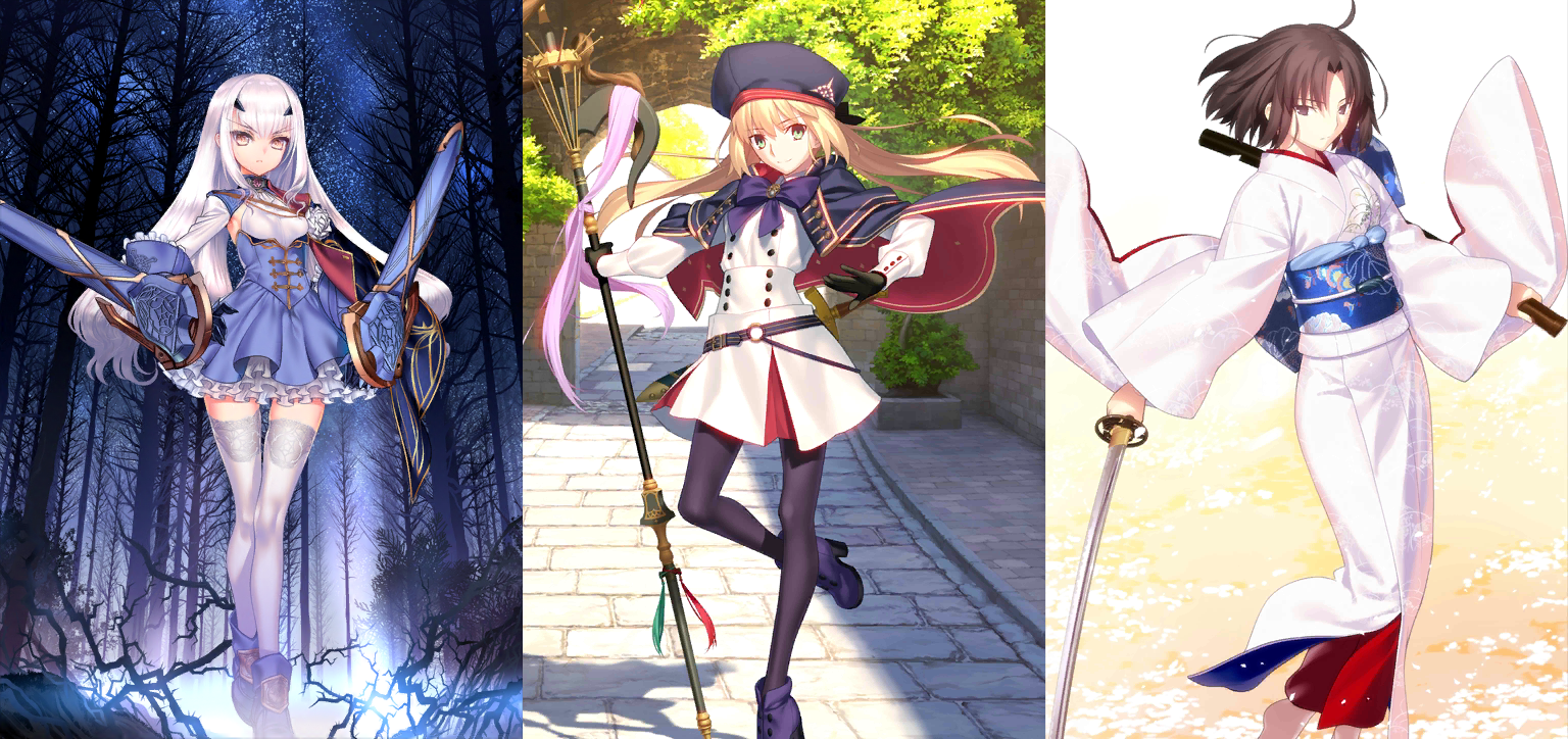 [JP] FGO Fairy Knight Lancelot Melusine Artoria Caster Castoria Shiki ...