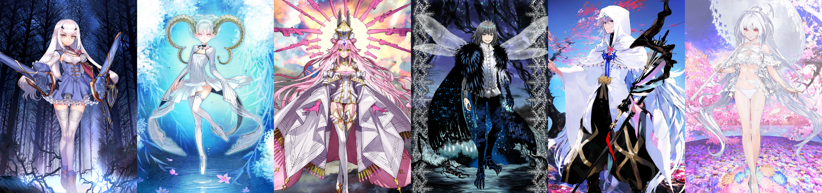 [JP] FGO Fairy Knight Lancelot Melusine Tiamat Larva Koyanskaya Oberon ...