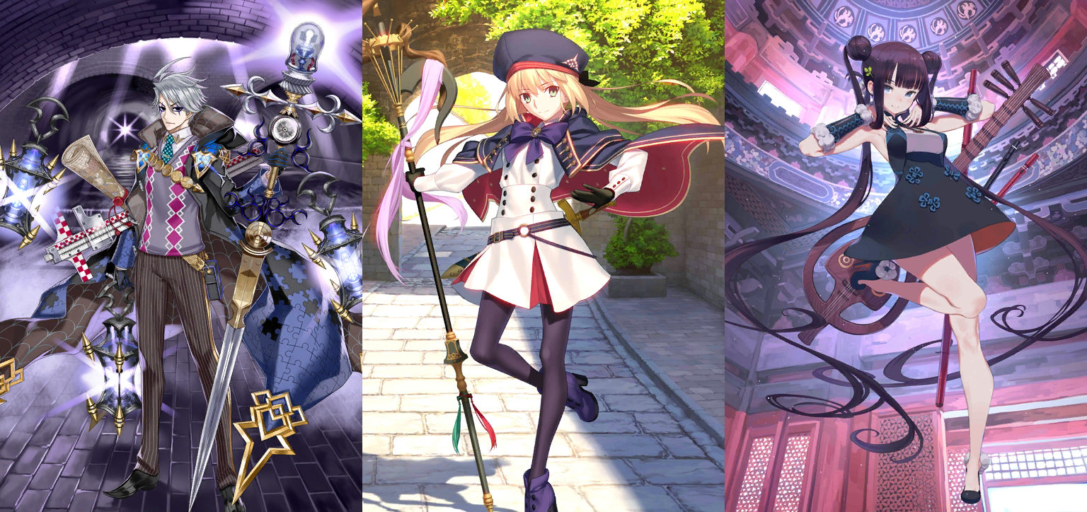 [JP] FGO James Moriarty Yang Guifei Artoria Caster Castoria + 3-4x5* F ...