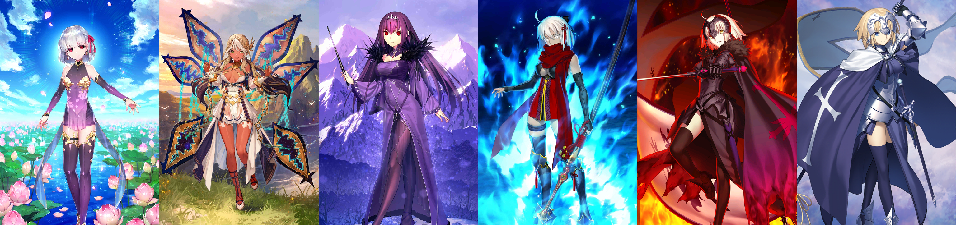 [JP] FGO Kama Andromeda Skadi Jeanne alter Okita Fate Grand Order star ...