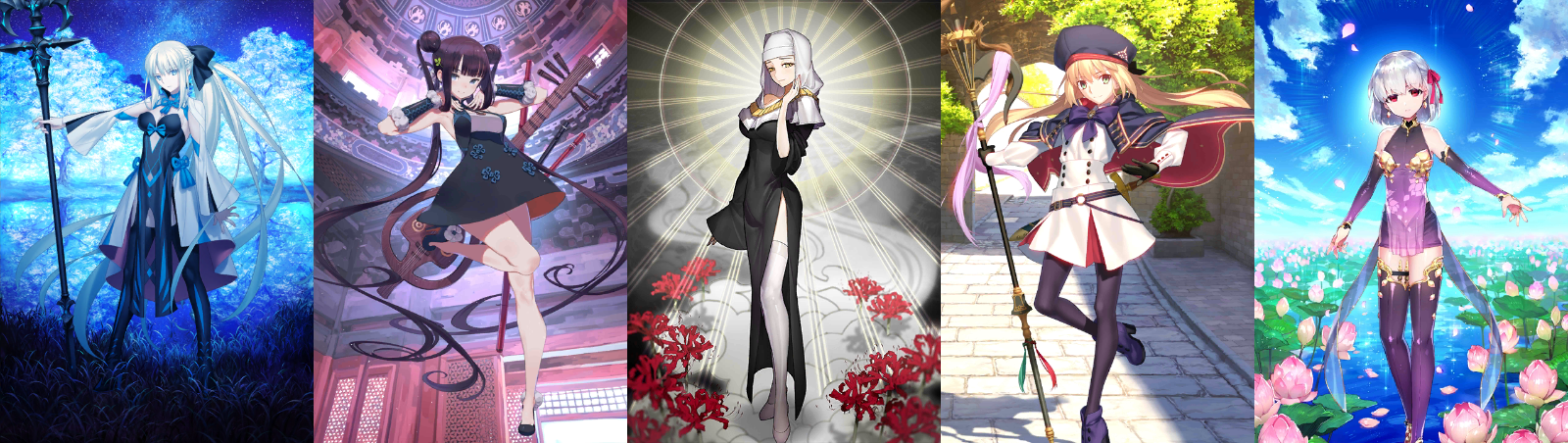 [JP] FGO Kiara Artoria Caster Castoria Morgan Yang Guifei Kama Fate Gr ...