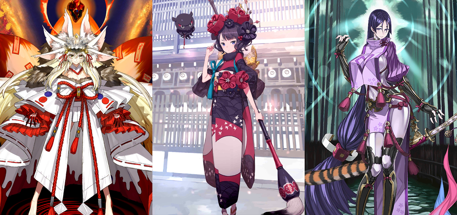 [JP] FGO Koyanskaya Darkness Hokusai Raikou +800-1000SQ Fate Grand Ord ...