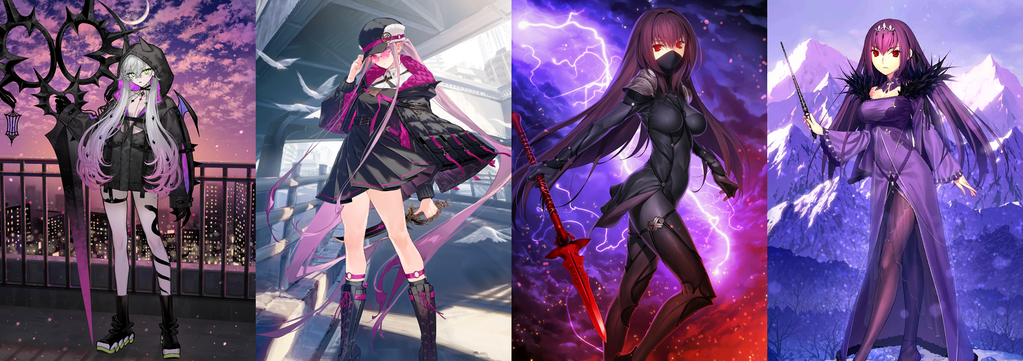 [JP] FGO Lilith Scathach Skadi Medusa + 1000-1200SQ Fate Grand Order e ...