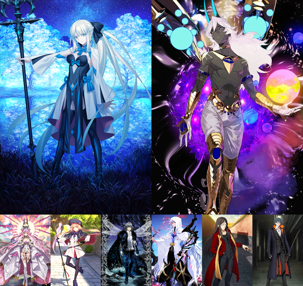 [JP] FGO Morgan Arjuna alter Koyanskaya Castoria Oberon + 1000SQ Fate ...