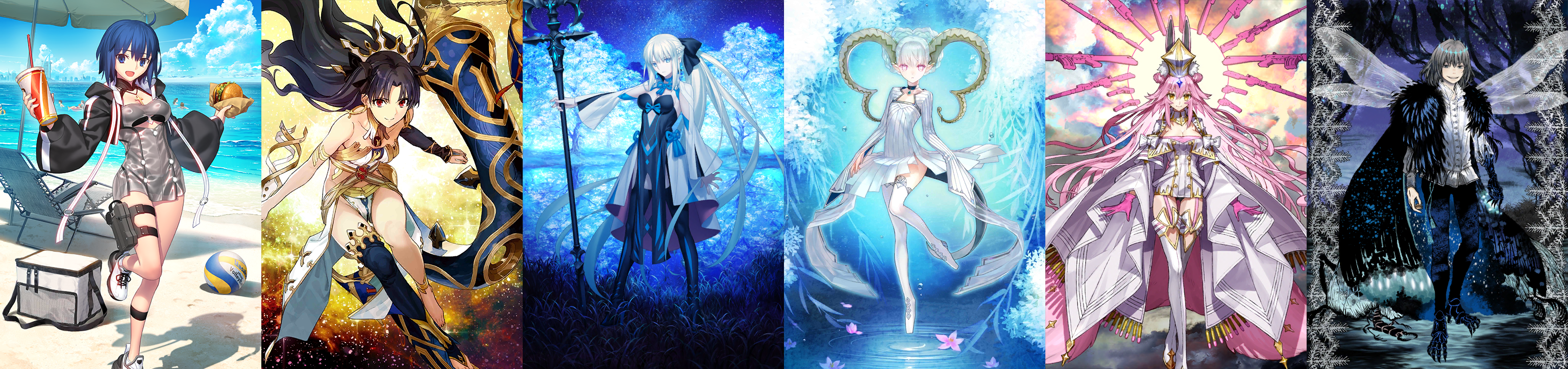 [JP] FGO Morgan Ciel Ishtar Tiamat Larva Koyanskaya Oberon Fate Grand ...