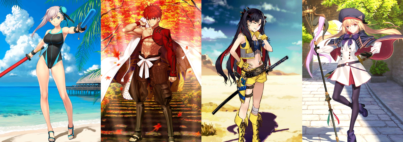 [JP] FGO Musashi Artoria Caster Castoria Muramasa Space Ishtar +100-20 ...