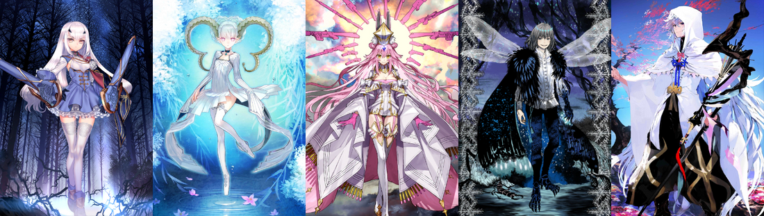 [JP] FGO NP2 Fairy Knight Lancelot Melusine Tiamat Larva Koyanskaya Ob ...