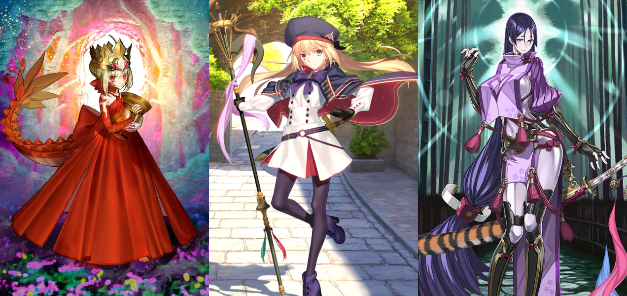 [JP] FGO NP3 Beast Draco + Artoria Caster Castoria Raikou + 4-5x5* Fat ...