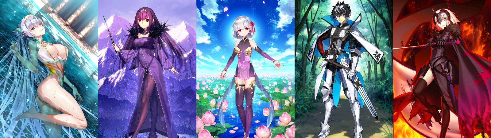 [JP] FGO NP5 Britomart + Skadi Kama Charlemagne Fate Grand Order endga ...