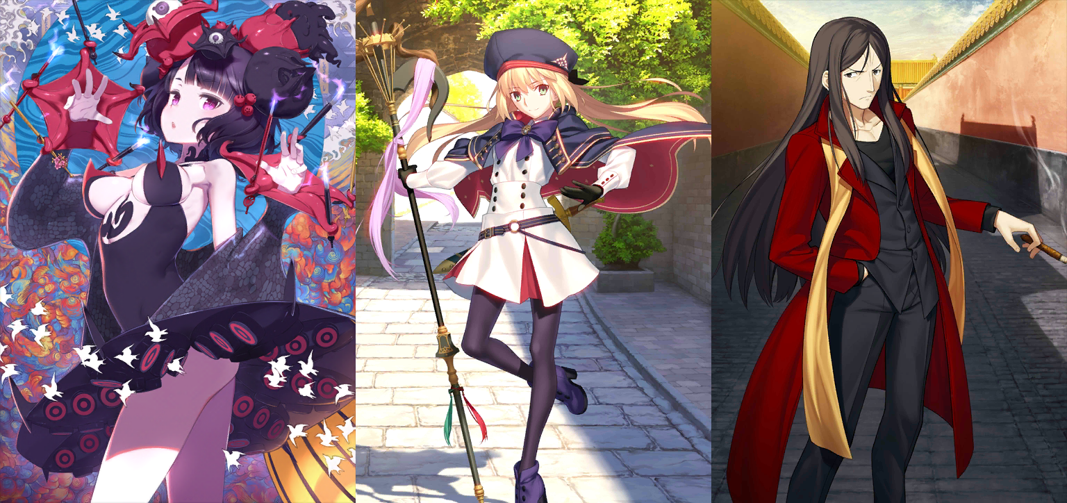 [JP] FGO NP5 Hokusai + Artoria Caster Castoria + 1500-2000SQ Fate Gran ...
