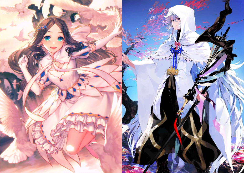 [JP] FGO NP5 Leonardo rider +Merlin Fate Grand Order endgame account ...