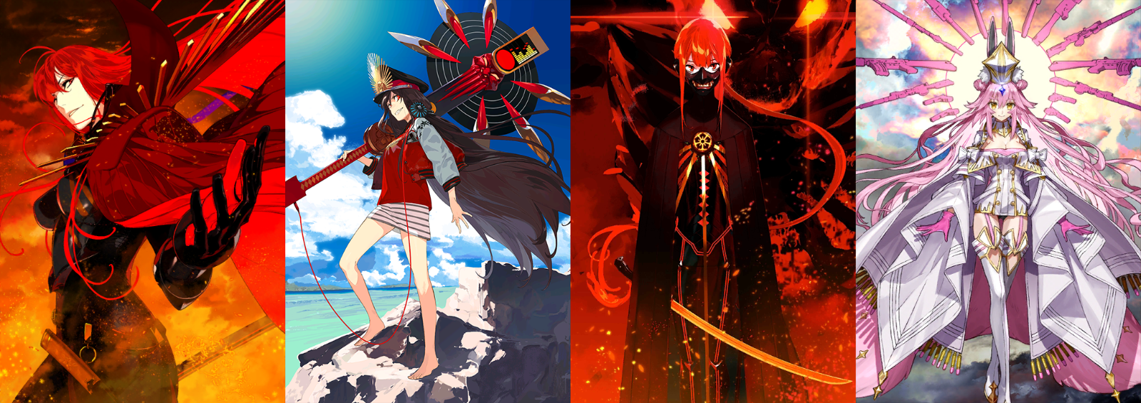 [JP] FGO NP5 Nobunaga avenger NP5 Nobukatsu + Berserker + Koyanskaya F ...