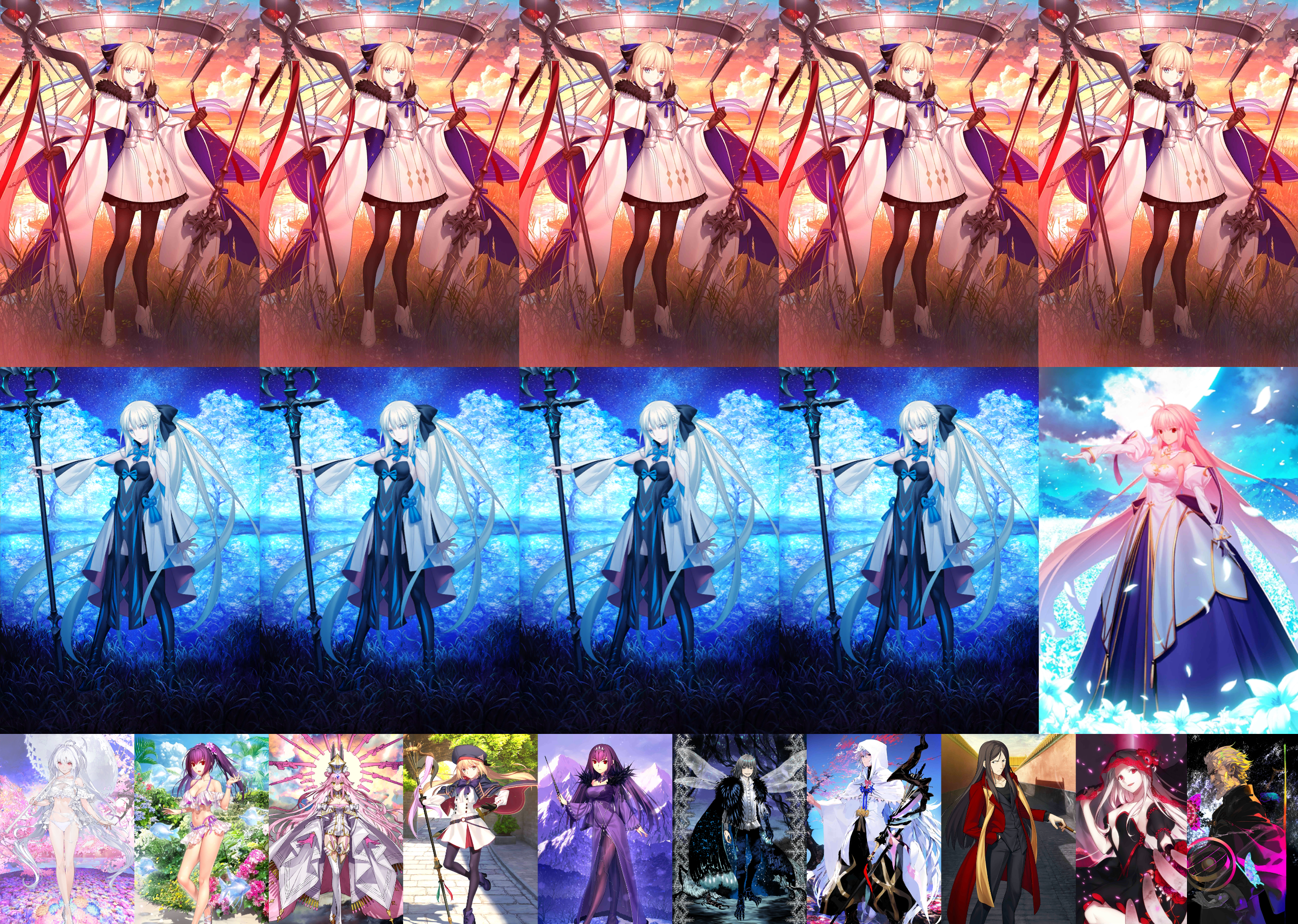 [JP] FGO NP5 Tonelico + NP4 Morgan +Arcueid Koyanskaya Castoria Oberon ...