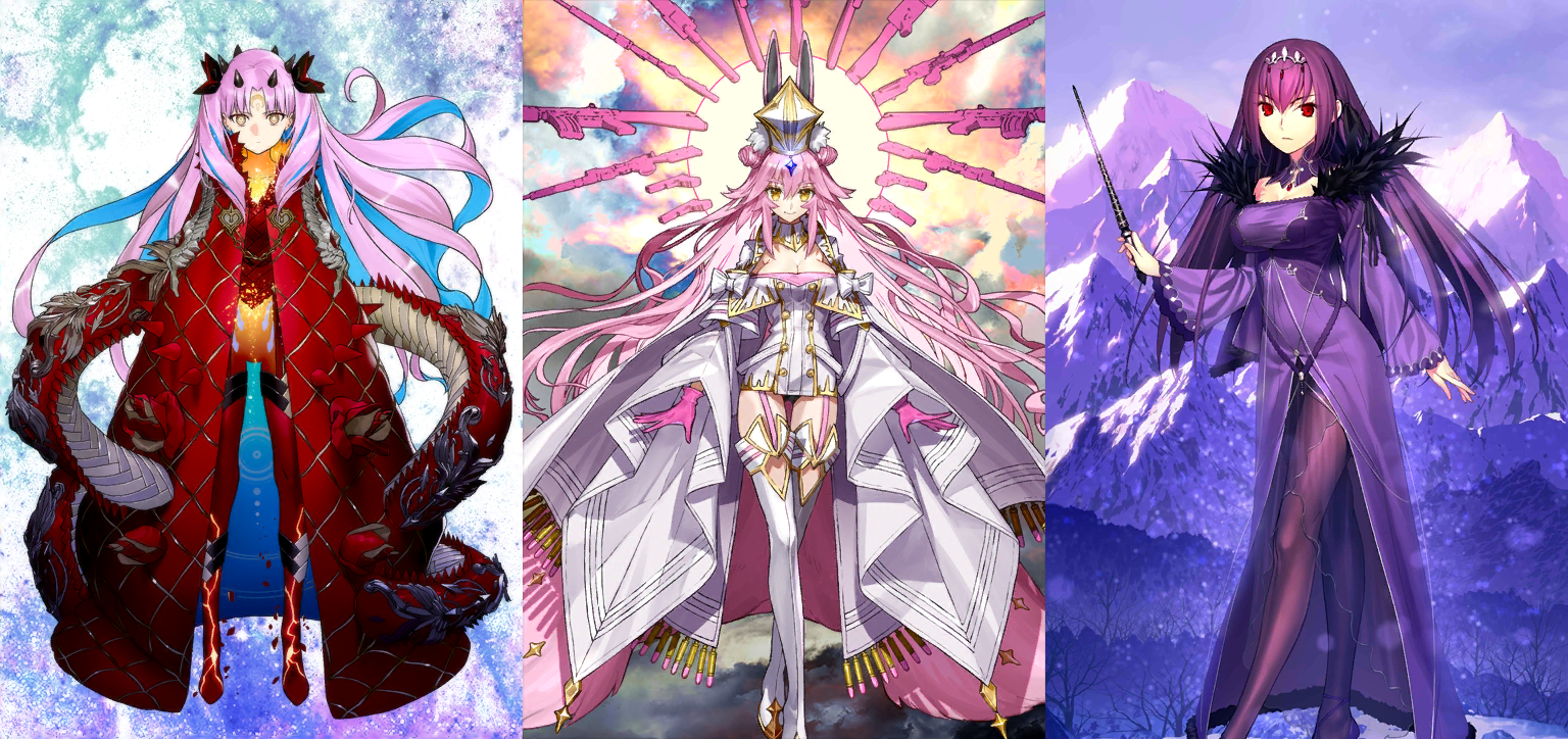 [JP] FGO NP5(7) Space ishtar + Koyanskaya Vitch Skadi + 4-5x5* Fate Gr ...