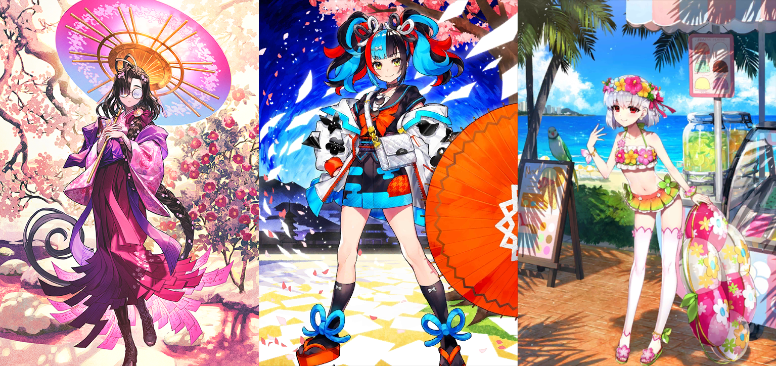 [JP] FGO Ono no Komachi + Kama Sei + 800-1000SQ Fate Grand Order start ...