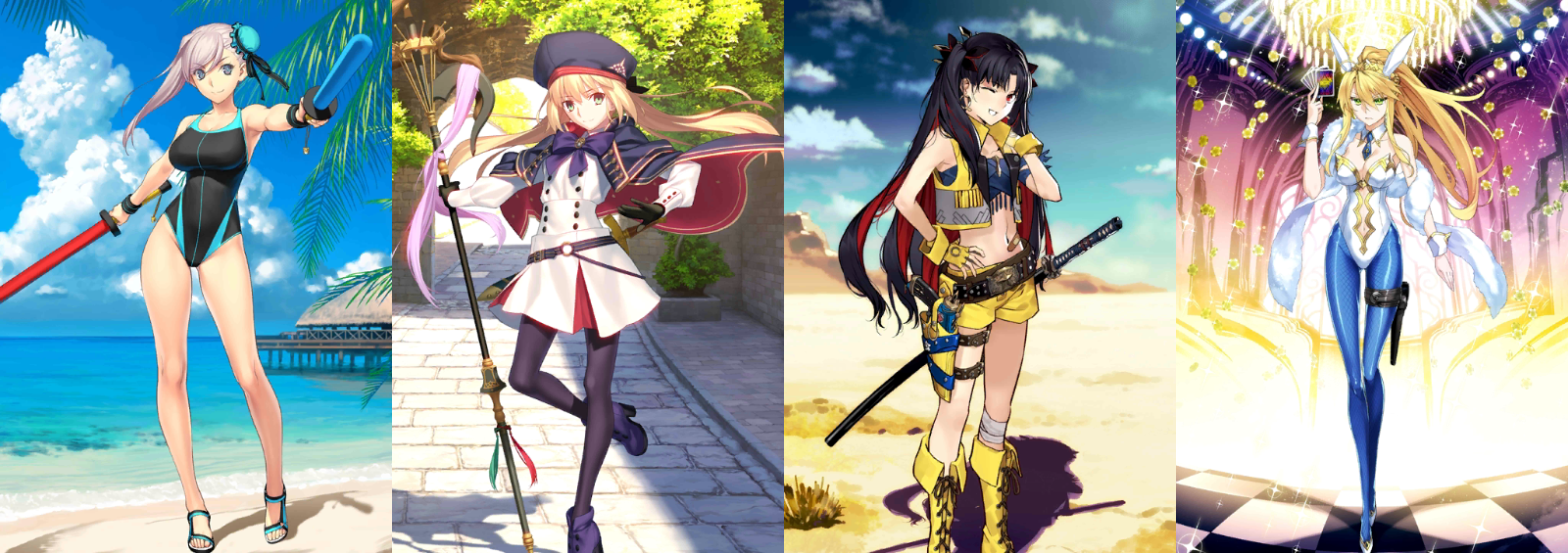 [JP] FGO Space Ishtar Artoria Caster Castoria Musashi Lion King ruler – Mobile Games Starter