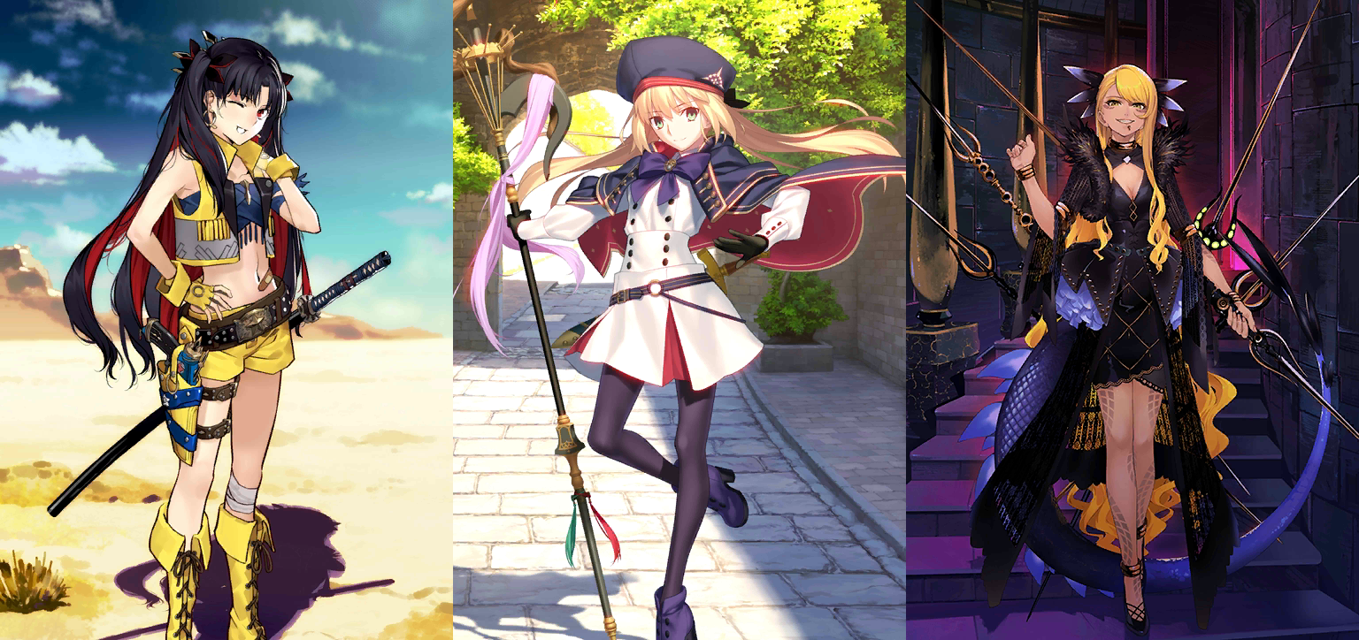 [JP] FGO Space Ishtar Artoria Caster Castoria Vritra + 1-2x5* Fate Gra ...