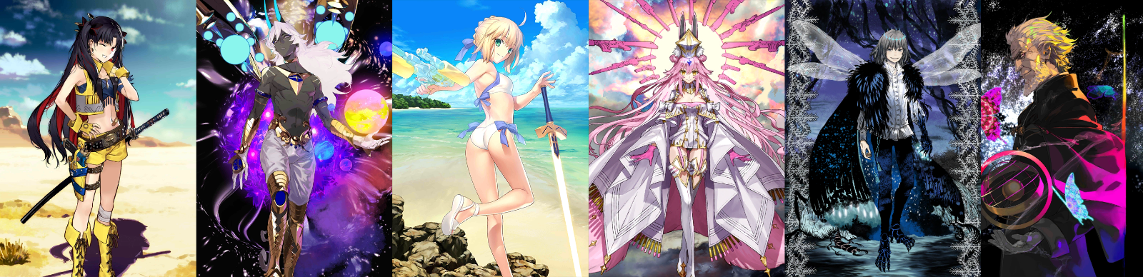 [JP] FGO Space Ishtar Koyanskaya Oberon Artoria Arjuna alter Fate Gran – Mobile Games Starter