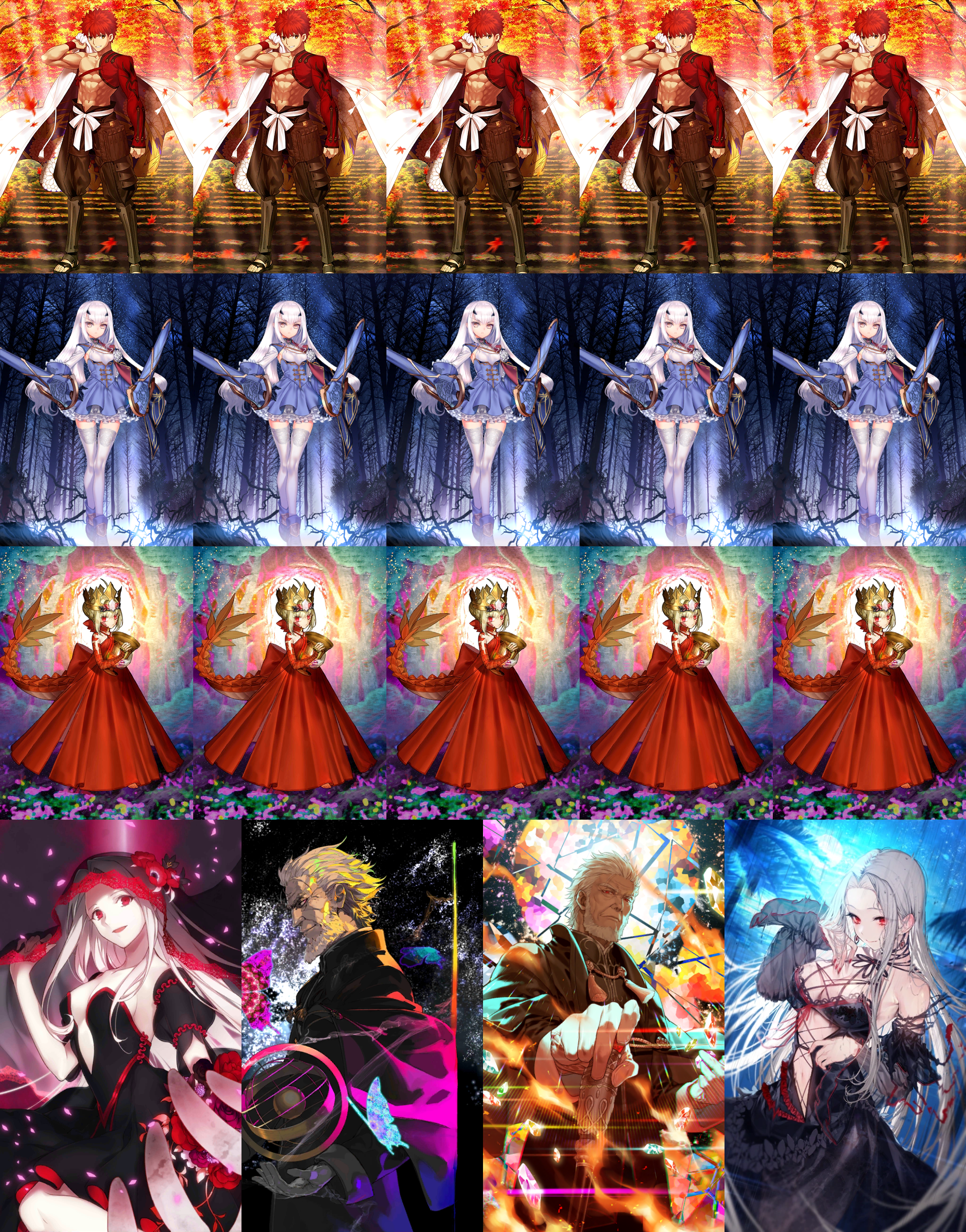 [JP] FGO Triple NP5 Fairy Knight Lancelot Melusine NP5 Muramasa NP5 Dr ...